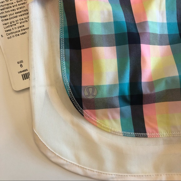 lululemon athletica | Skirts | Nwt Lululemon 6 Hotty Hot Skirt Plaid ...